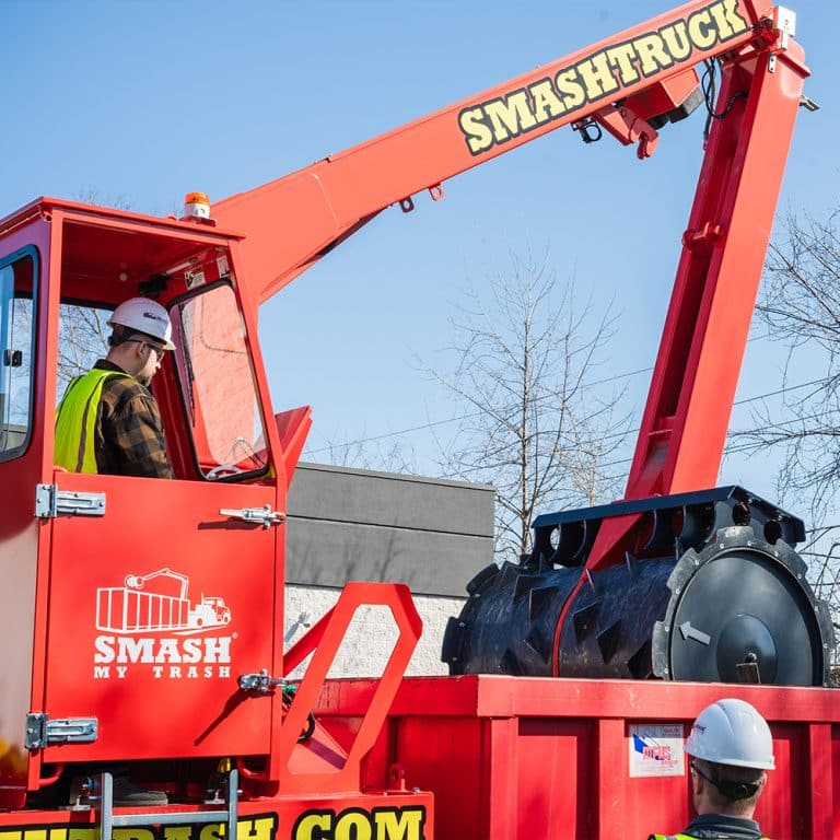 How It Works | Smash My Trash - Waste Compaction Process